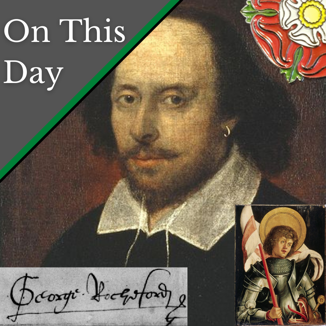 April 23, George Boleyn, William Shakespeare and St George - The Anne ...
