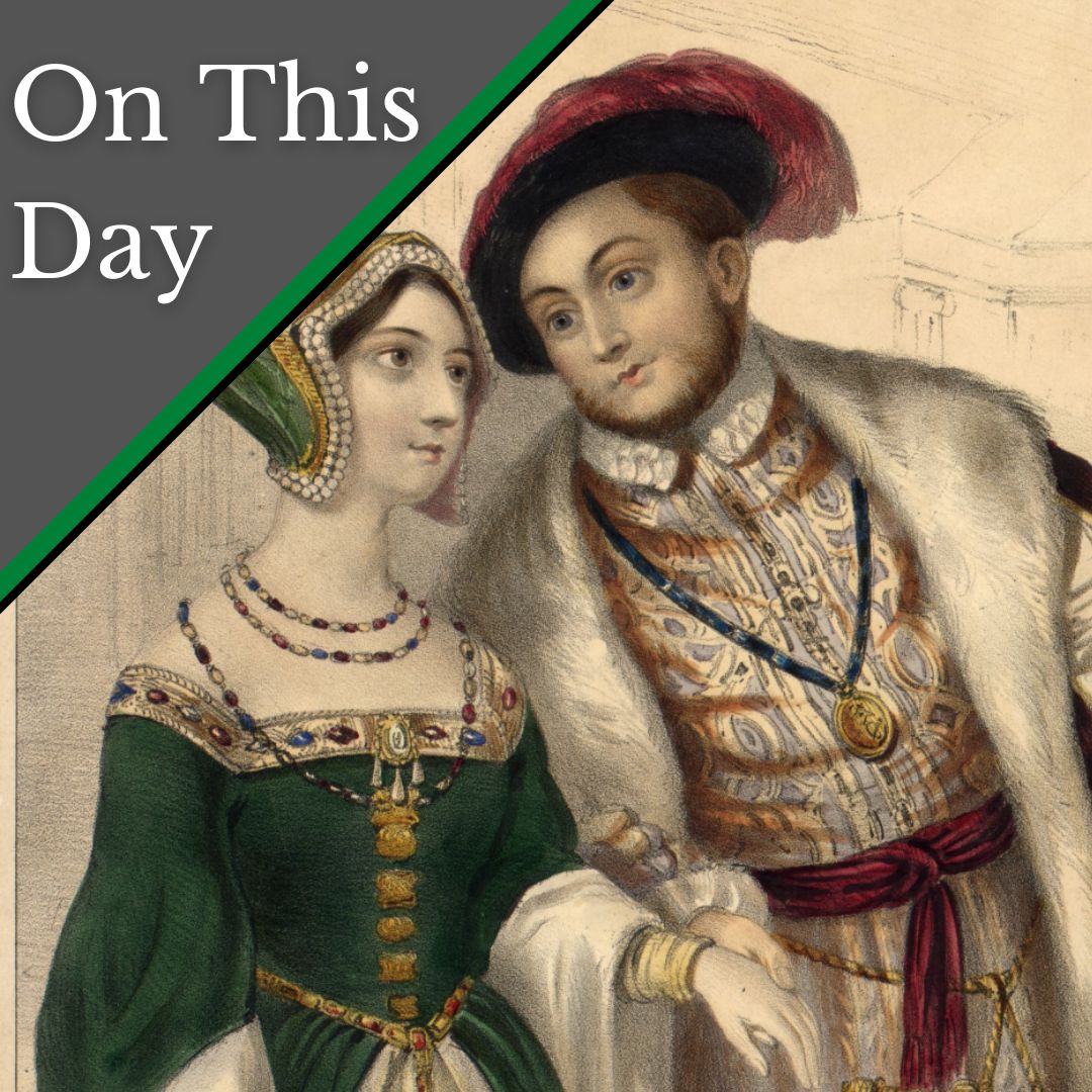 October 11 - Henry VIII and Anne Boleyn set sail for Calais - The Anne ...
