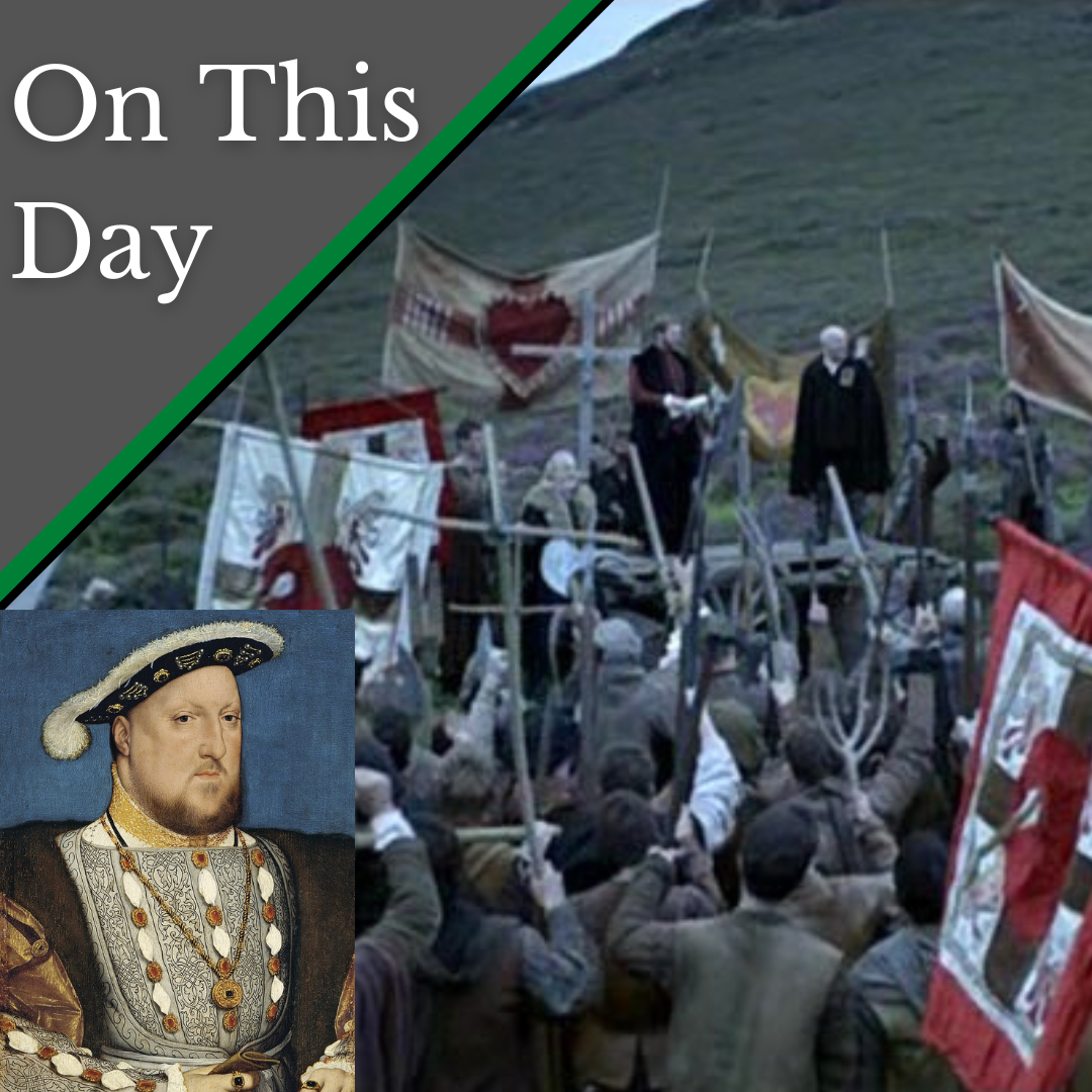 December 3 - Henry VIII offers free pardons to the Pilgrimage of Grace ...